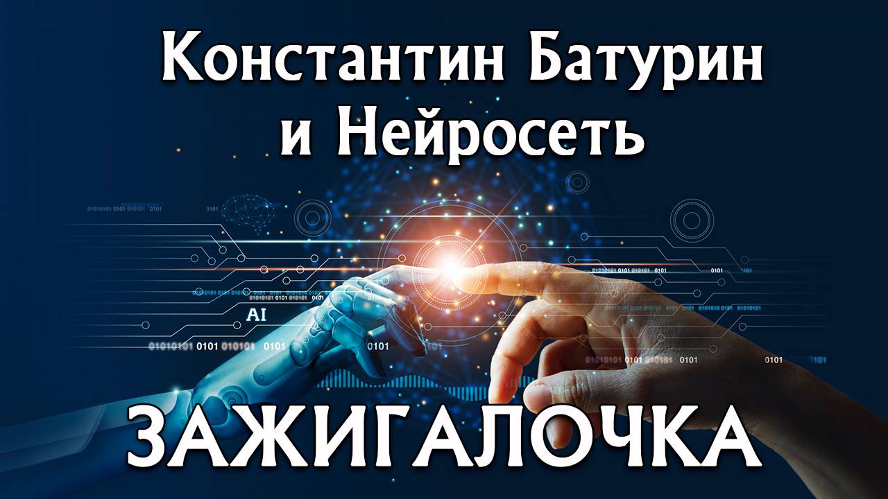 ЗАЖИГАЛОЧКА - Константин Батурин и Нейросеть