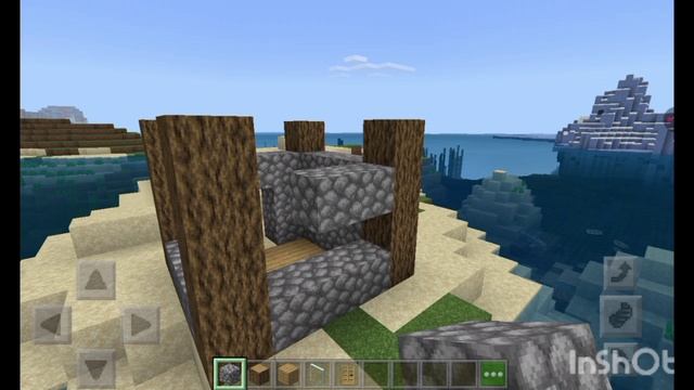 лайфак как построить деревенский домик (block crazy)