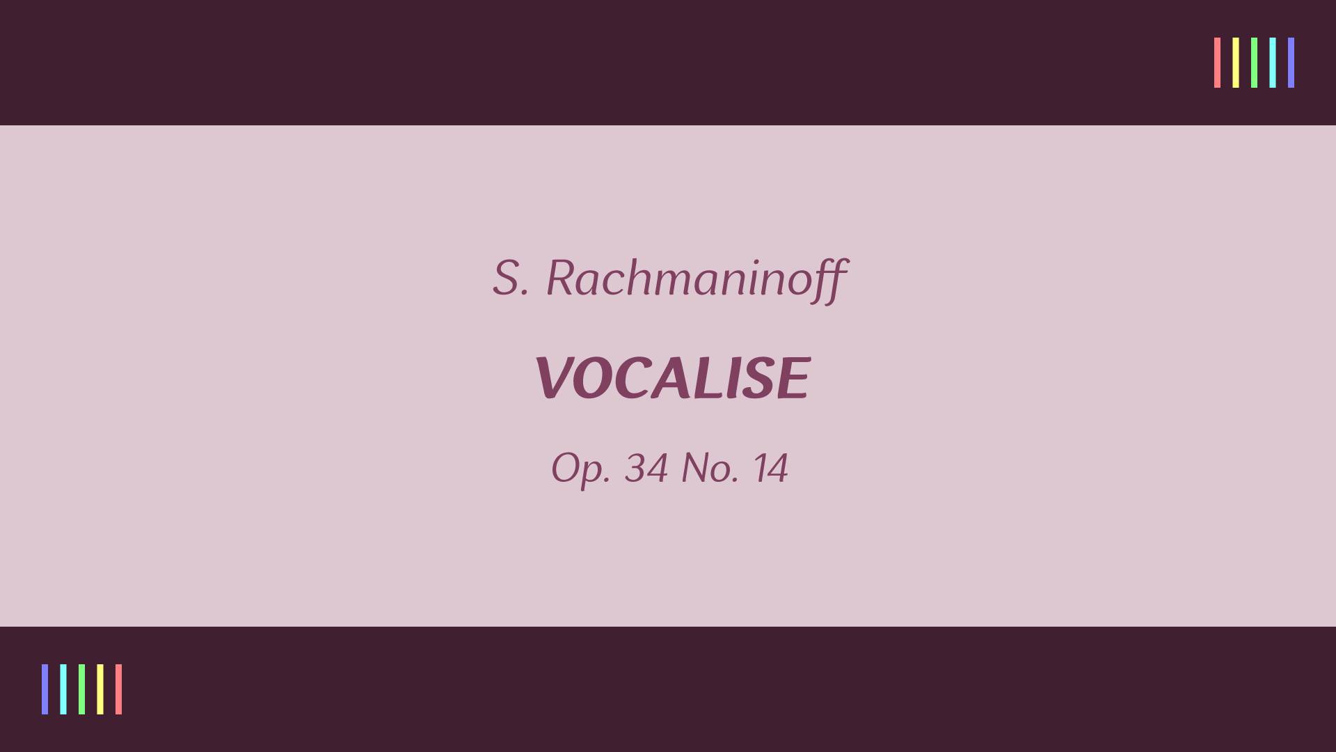 Clara Rockmore — Vocalise (Rachmaninoff)