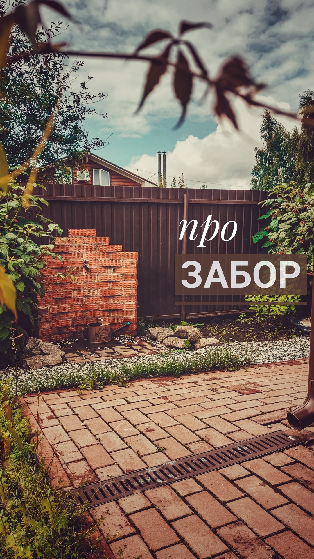 Забор из профнастила и его покраска ✔️
⠀