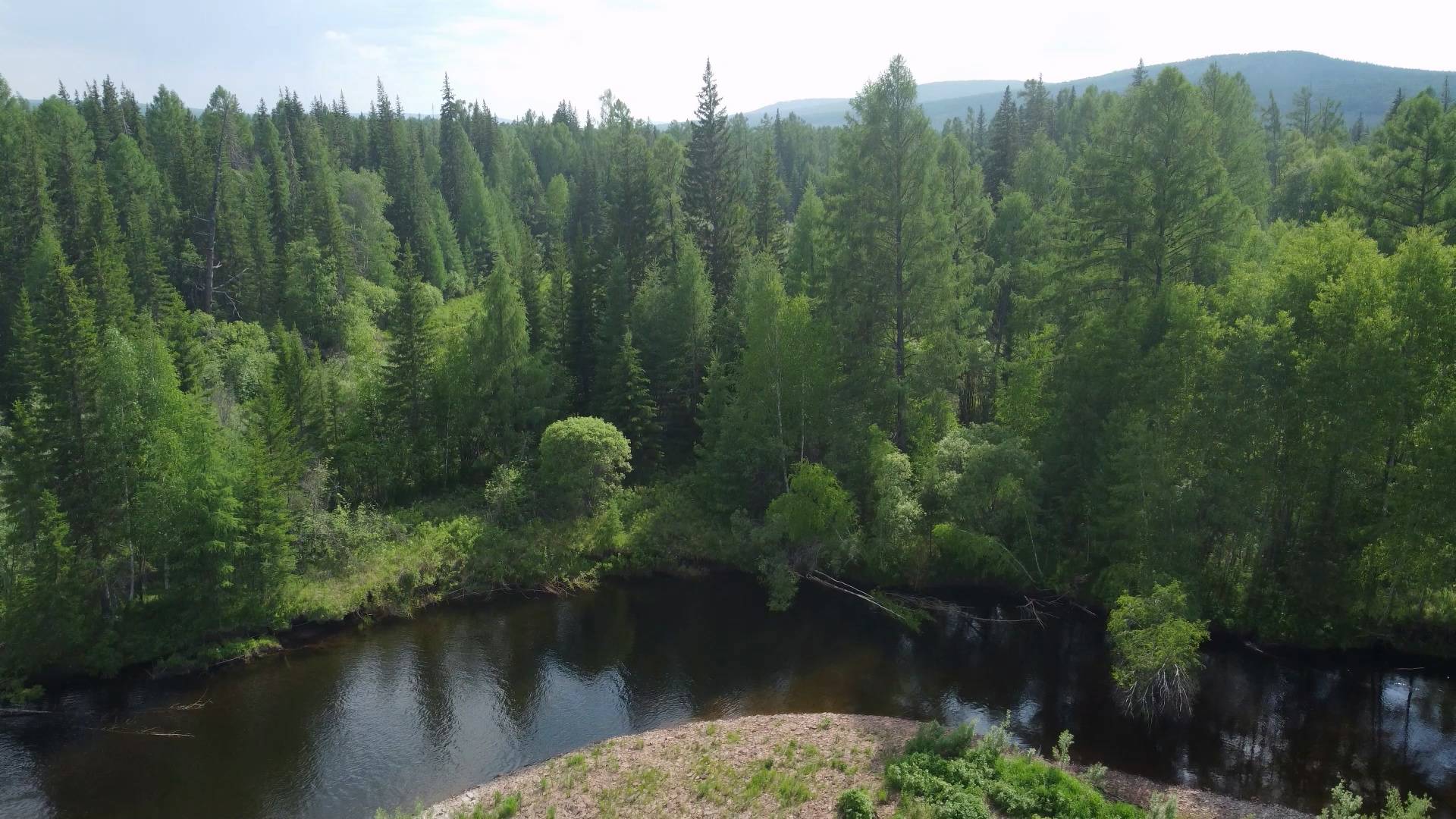 Рыбалка на таёжной речке/хариус/август
