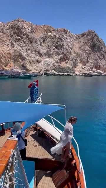 Голубая лагуна залива Адрасан Анталья Турция