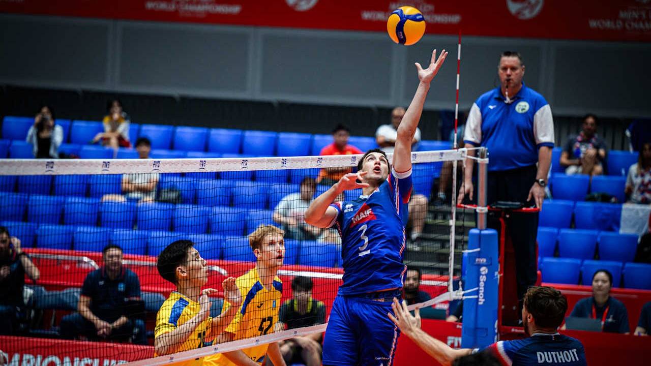 Волейбол. Франция — Казахстан. Чемпионат мира U21. 1/8 финала. 27.08.2025