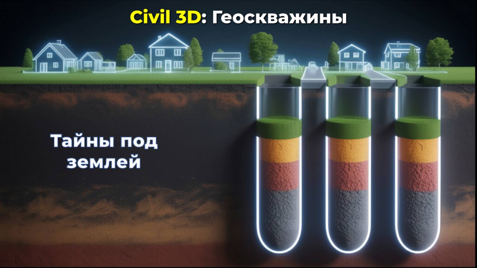 Civil 3D: Геология и Геоскважины. Практический урок по созданию грунтовых слоёв