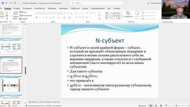 К теории субъекта 2