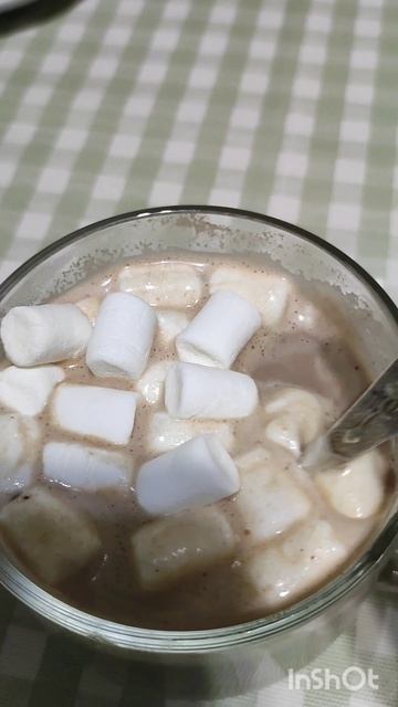 Лучший согревающий напиток в прохладный вечер " Какао с маршмэллоу"