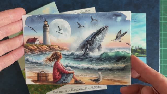 Входящие открытки август 2025