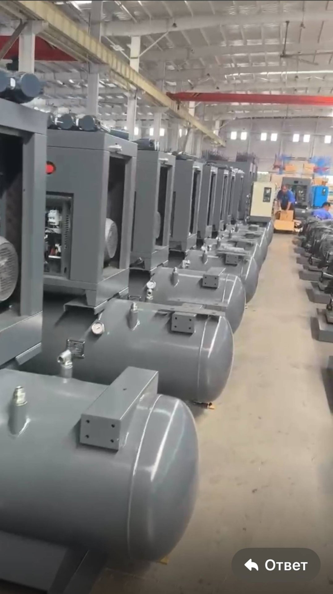 Компрессоры EXDM-RD на сборке