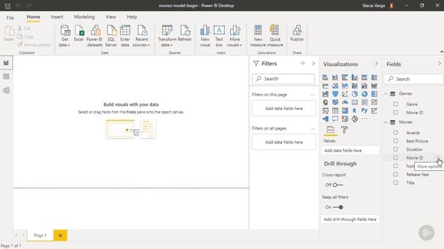 3.05. Creating Data Models - Reviewing and Changing the Demonstration Model's Properties