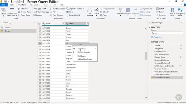 2.13. Preparing Data for Power BI - Replacing Values