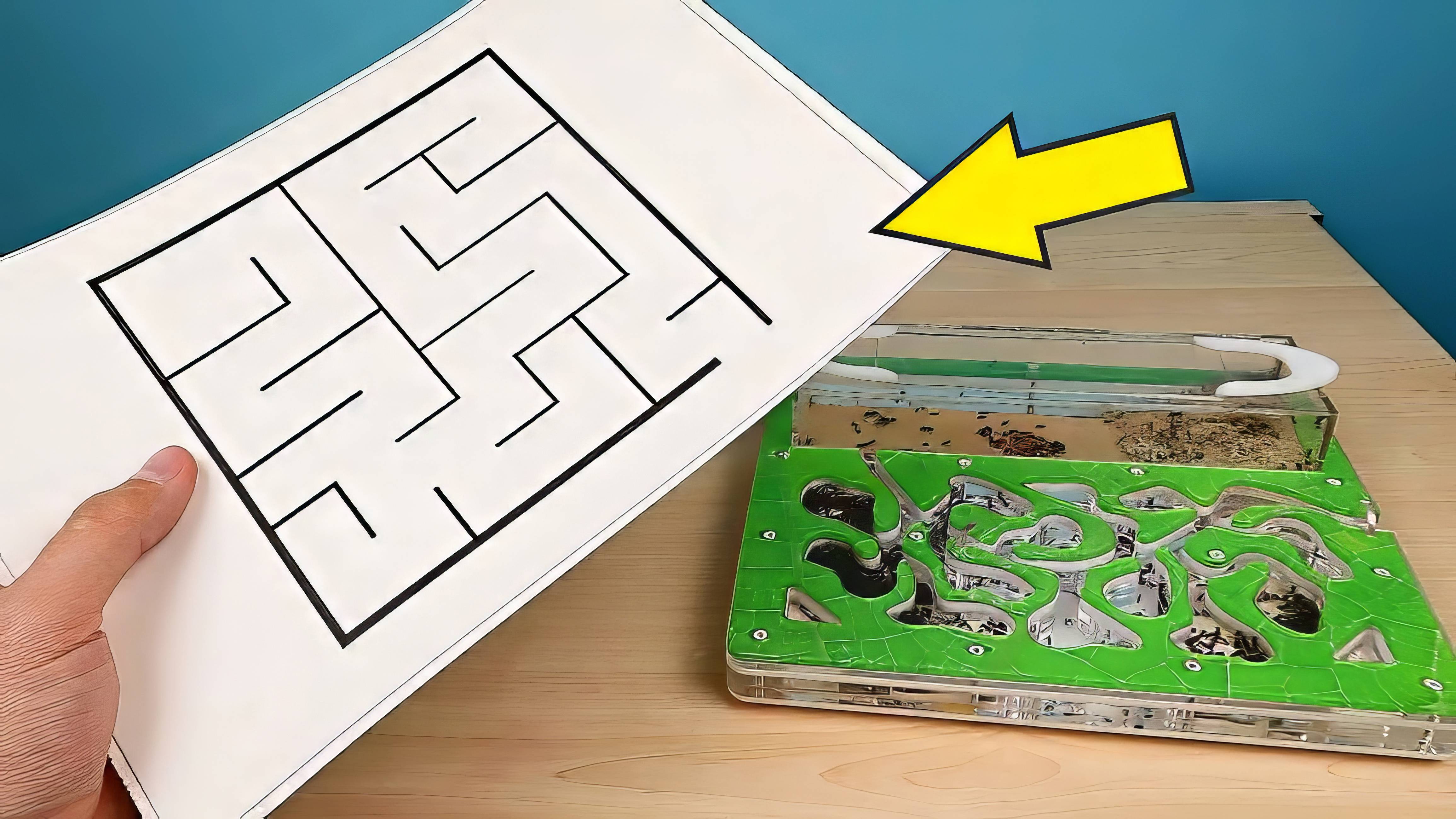 Что если запустить Муравья в нарисованный лабиринт? alex boyko