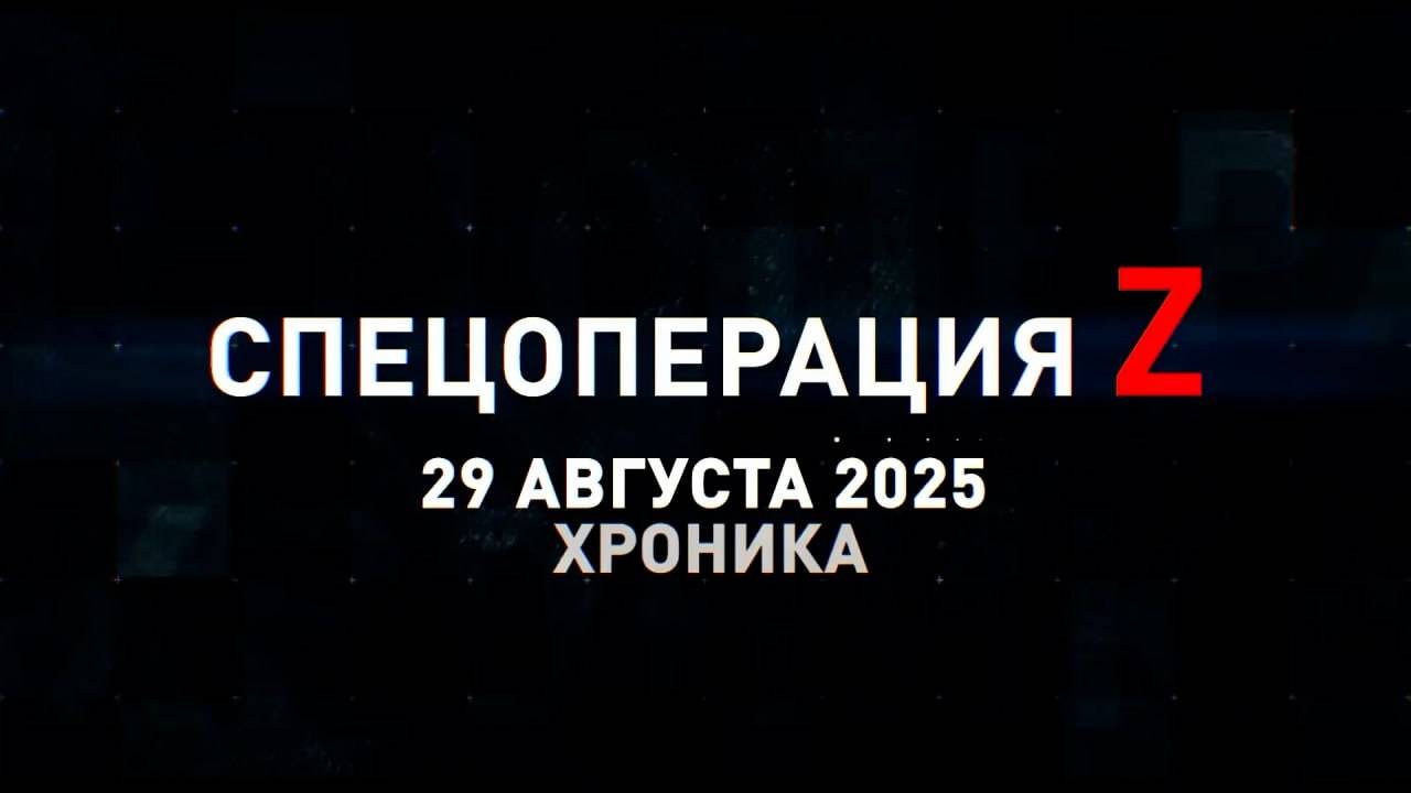 Спецоперация Z: хроника главных военных событий 29 августа