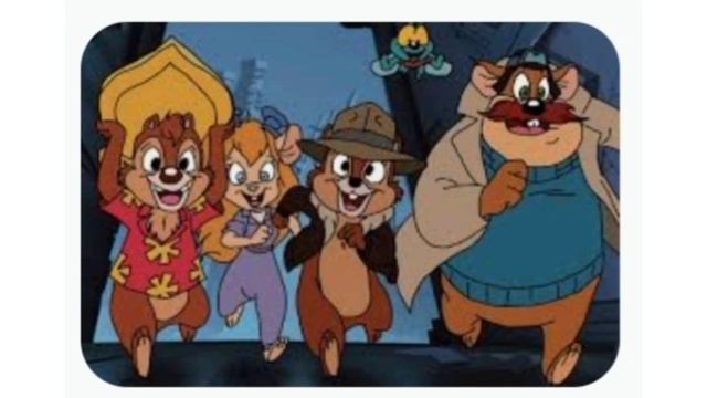 песня на русском и китайском (Чип и Дейл)