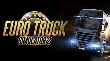 Я еду на на машине в игре euro truck simulator 2