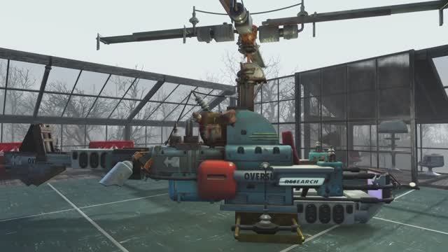 Fallout 4. Мини Вертолет Без Модов.