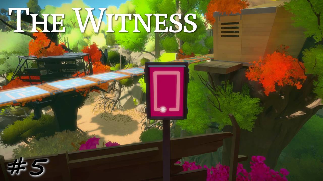 Тропинки домиков на деревьях - #5 - The Witness