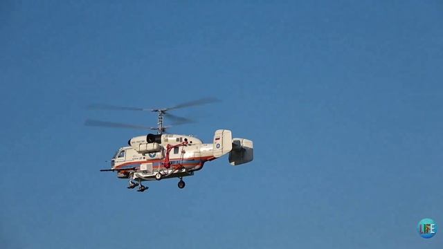 Большой радиоуправляемый вертолёт Камова Радиоуправляемые авиамодели видео полётов авиамоделизм