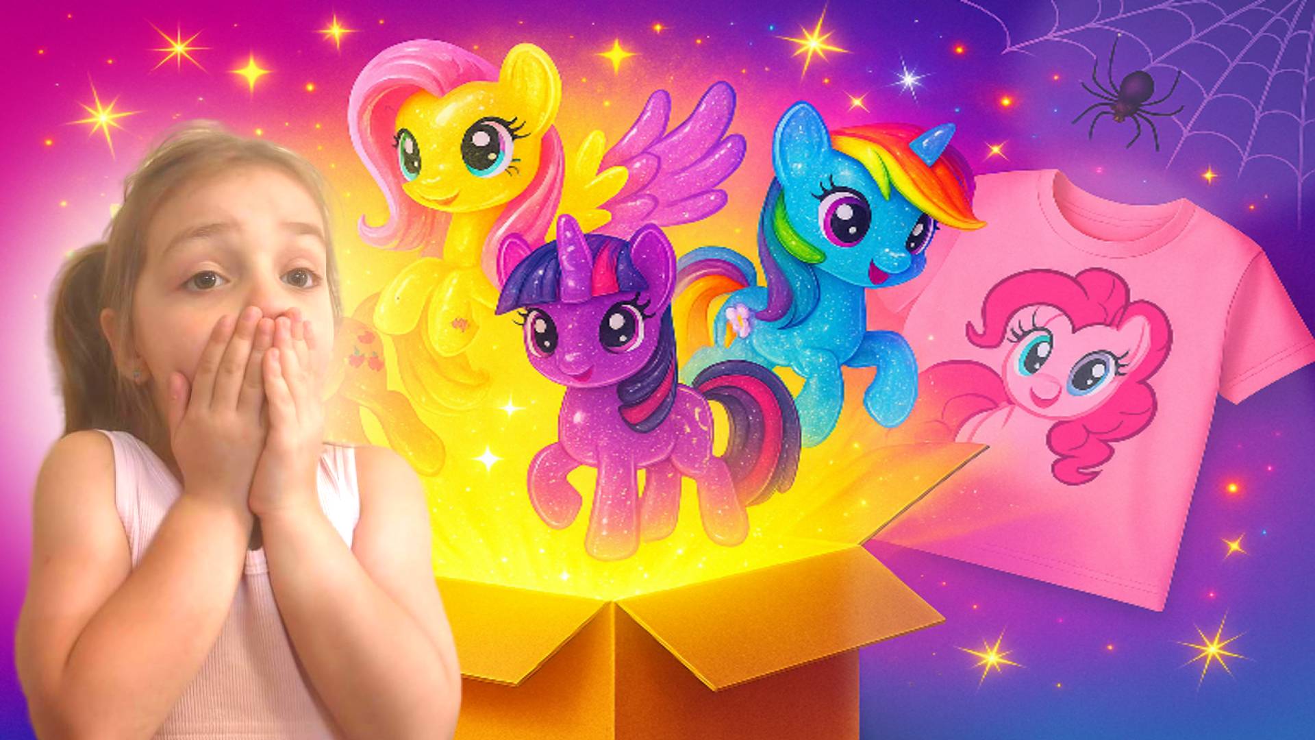 РАСПАКОВКА ПОСЫЛОК с Лия Бум My Little pony сюрпризы игрушки и подготовка к празднику Детское видео