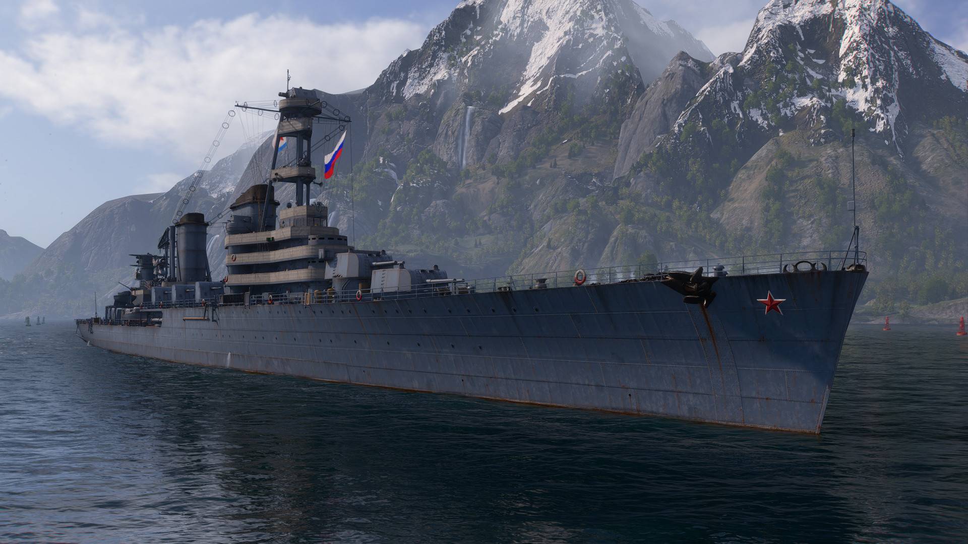 Мир кораблей. Случайный бой №3.