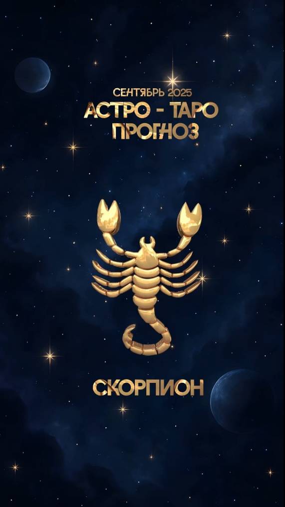 Что ждёт Скорпиона в сентябре:одиночество или успех?Думай головой—и мир не отвернётся от тебя!🌟