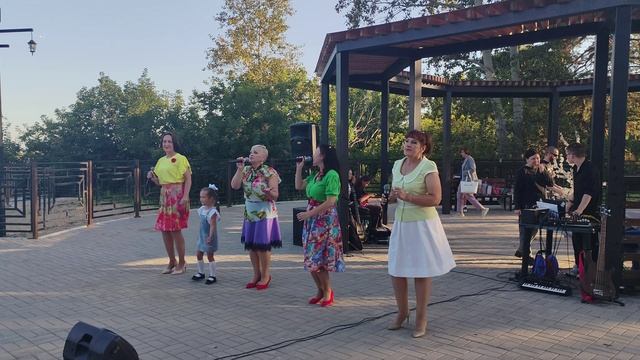 Песня "Лютики-ромашки", исполняет группа "Девчата"