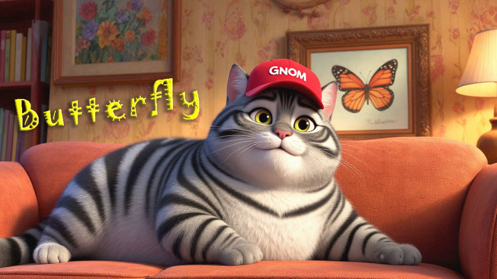 Кот Гном: "Подумаешь, ночная бабочка!.."