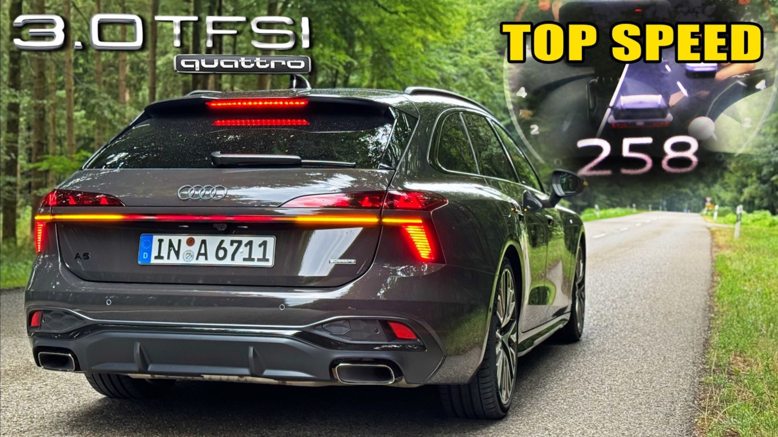 НОВАЯ! 2025 Audi A6 C9 3.0 V6 TFSI | 0-100 100-200 КМ/Ч и МАКСИМАЛЬНАЯ СКОРОСТЬ  AutoTopN