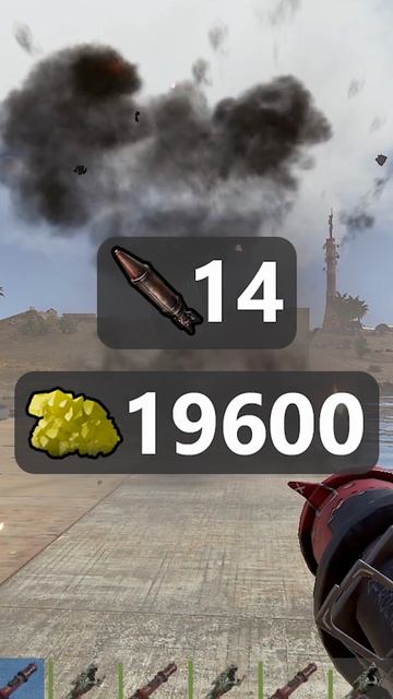 Сколько требуется ракет для рейда стен и дверей в rust. #rust #гайдыпораст #merkalex