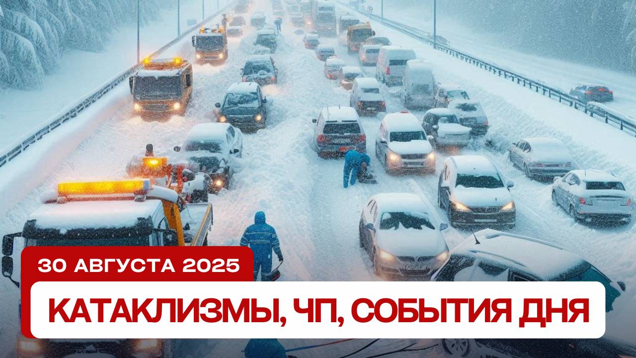 Катаклизмы 30.08.2025: Выброс газа в Румынии, наводнения охватили Европу и Азию