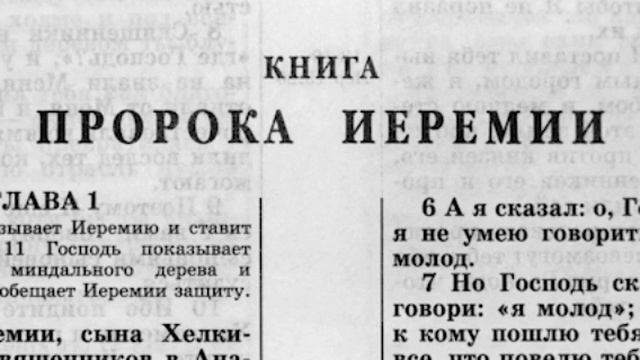 Библия. Книга пророка Иеремии. Ветхий Завет (читает Александр Бондаренко)