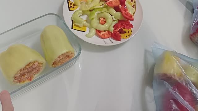 Заготовка из перца  с вкусной начинкой