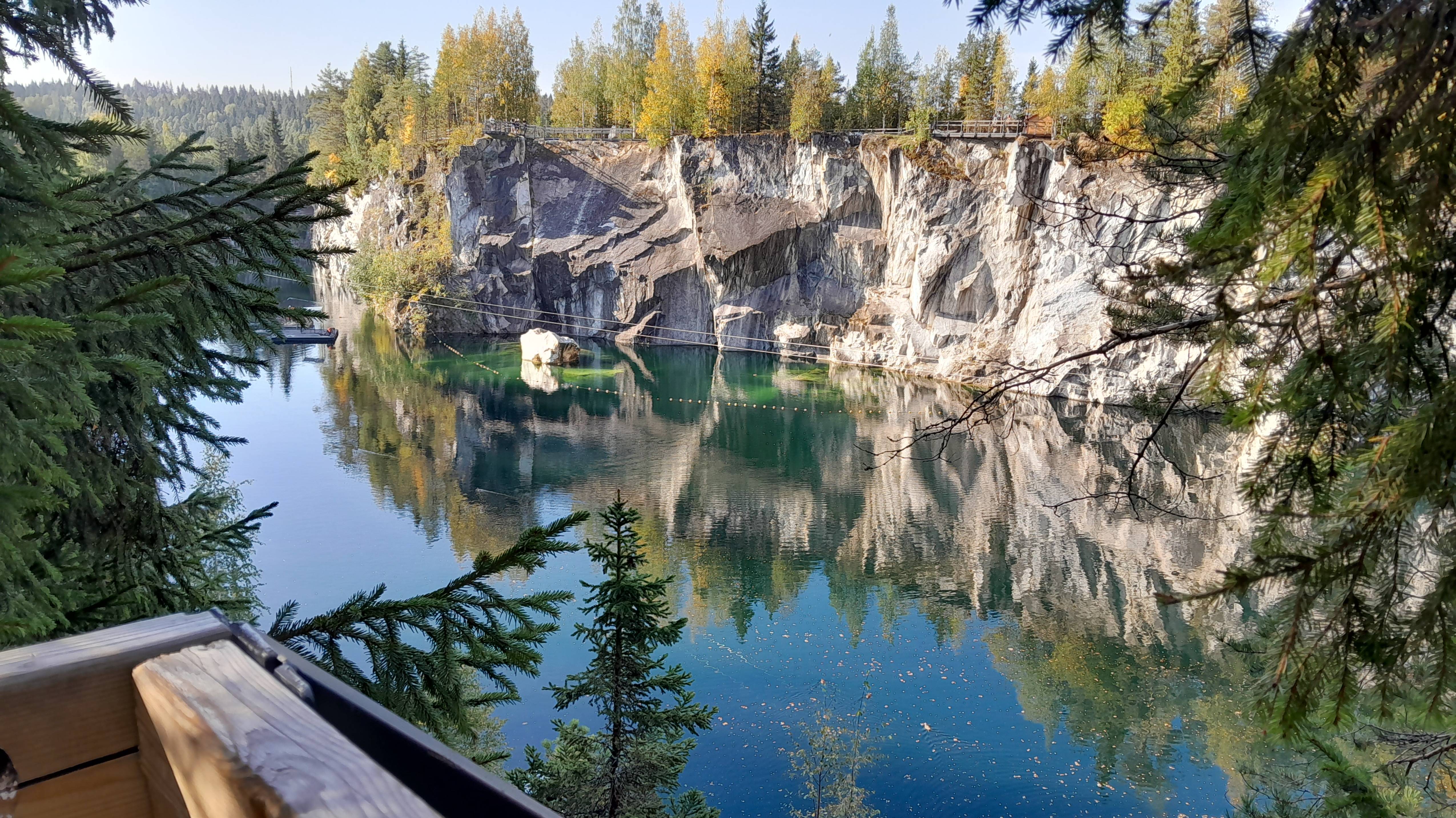 ч. 13 Наземная.подземная рускеала.водопады .