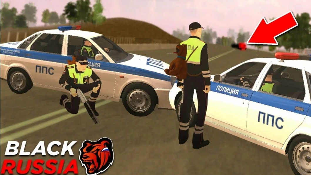 РАБОТА В ГИБДД НА BLACK RUSSIA