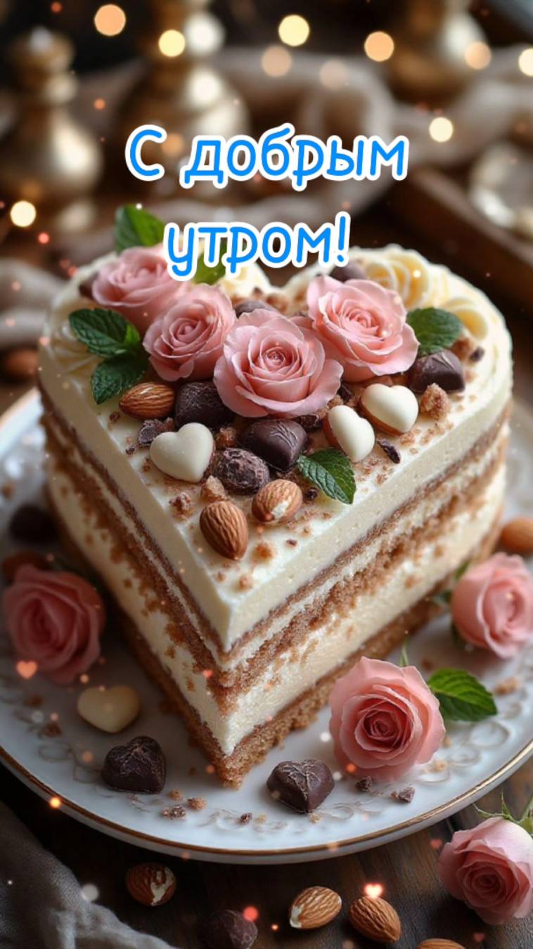 Красивая открытка С Добрым утром с пожеланиями!