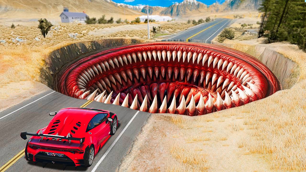 СМОЖЕТ ЛИ СУПЕРКАР ПЕРЕЛЕТЕТЬ ОГРОМНУЮ ЯМУ ПОЖИРАТЕЛЬ В ГТА 5? ЭКСПЕРИМЕНТ В GTA 5