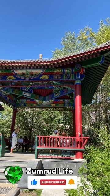 Китайский парк «Хуамин» (Москва). Беседки «Фэнхэ»,«Иншуй»,«Ванюе»