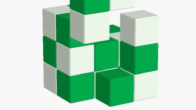 407. Головоломка "Шахматный куб II"