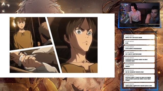 Атака Титанов 1 сезон 4 серия — Колоссальный титан вернулся! (Живой комикс)