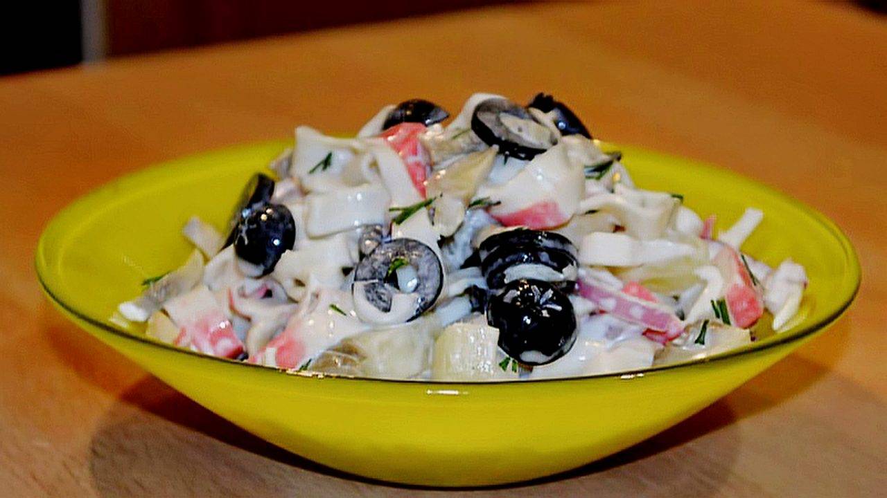 Салат Клеопатра с крабовыми палочками - изумительный вкус!