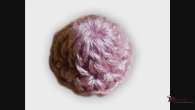 Выпуклая серединка крючком