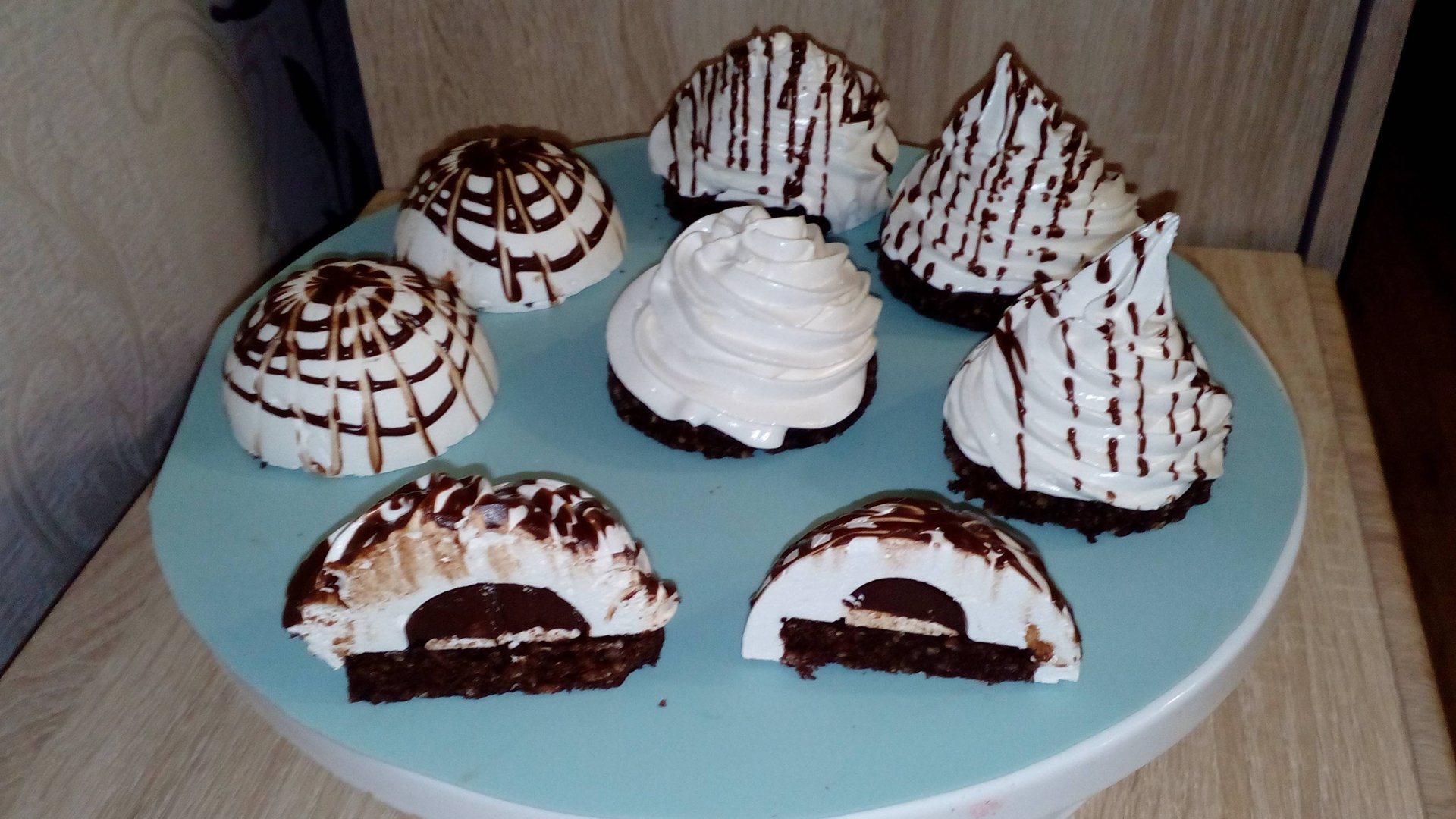 ЗЕФИР С ШОКОЛАДНОЙ НАЧИНКОЙ