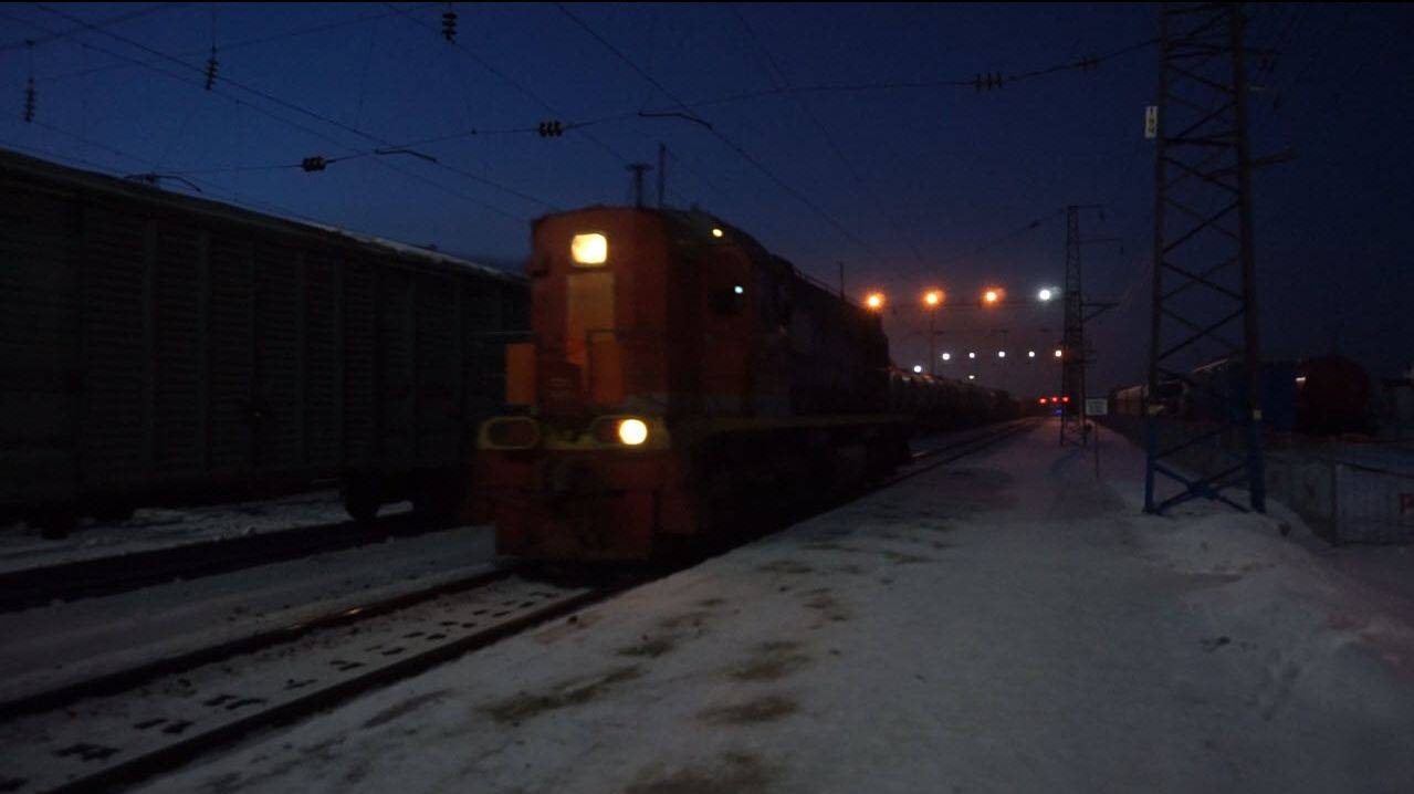 Тепловоз ТЭМ2-7819. Резервом.