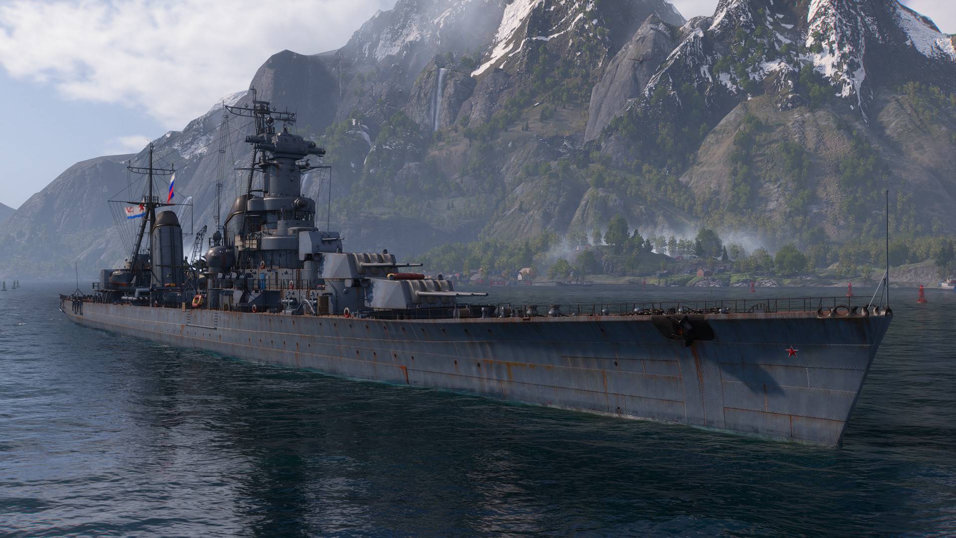 Мир кораблей. Случайный бой №4.