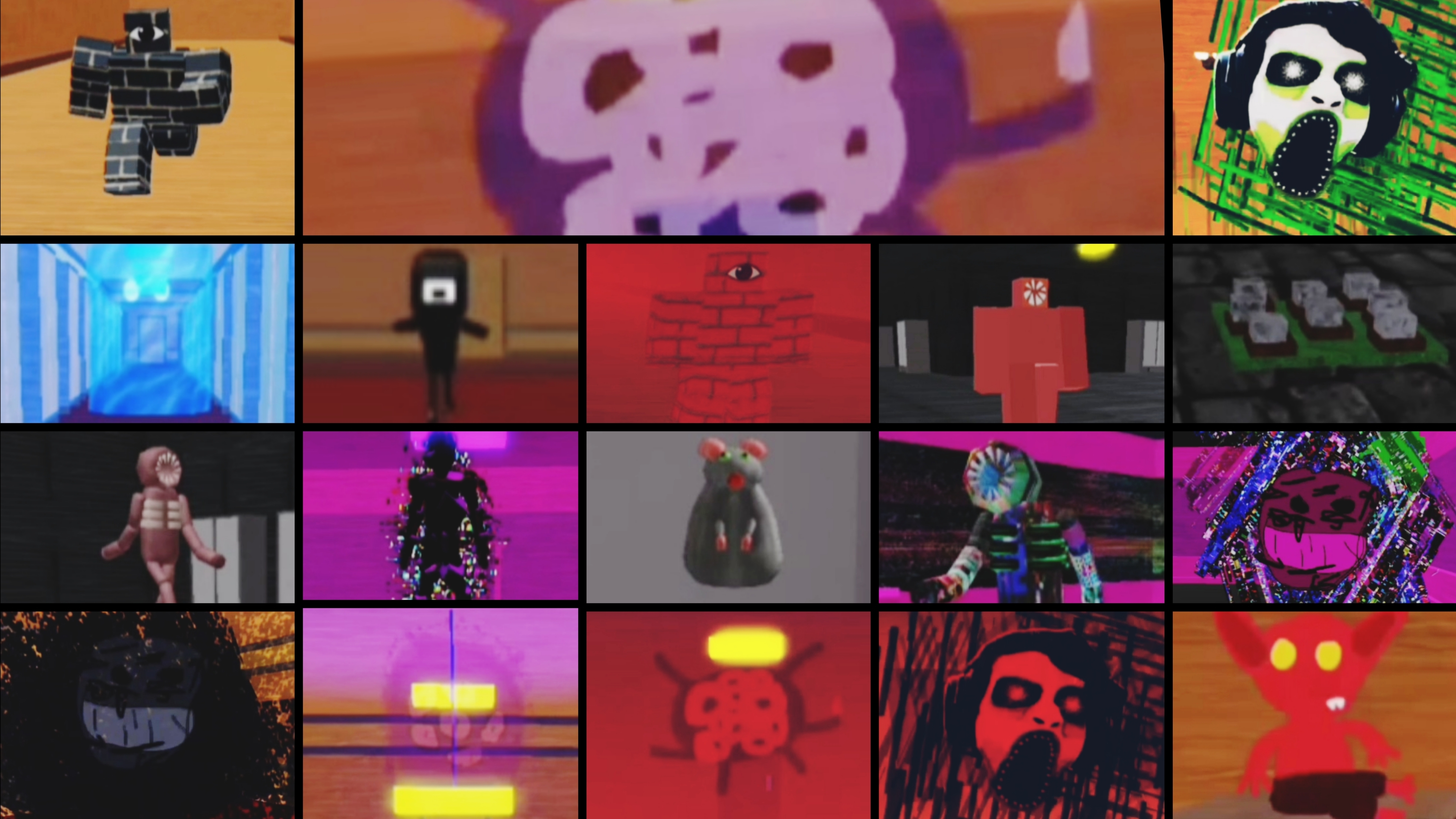 DOORS BUT BAD | ВСЕ МОНСТРЫ И АНИМАЦИИ | Часть 1 | Roblox |