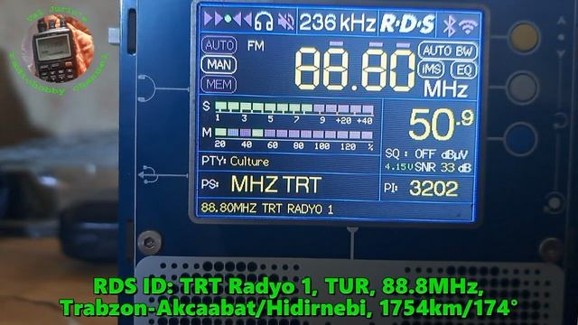 25.07.2025 15:19UTC, [Es], TRT Radyo 1, Турция, 88.8МГц, 1754км