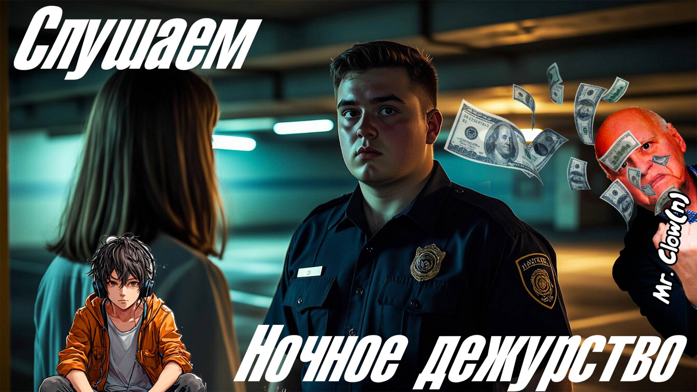 Слушаем аудиокнигу Ozon671Games3 "Ночное дежурство" (Мистер Клоу(н) унижает ГГ)