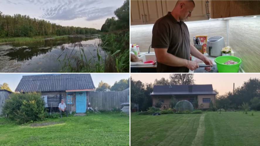 ЮРА ЗАМАРИНОВАЛ ШАШЛЫК И НА РЫБАЛКУ, А МЫ НА ГРЯДКУ ТРАВУ ДЕРГАТЬ.