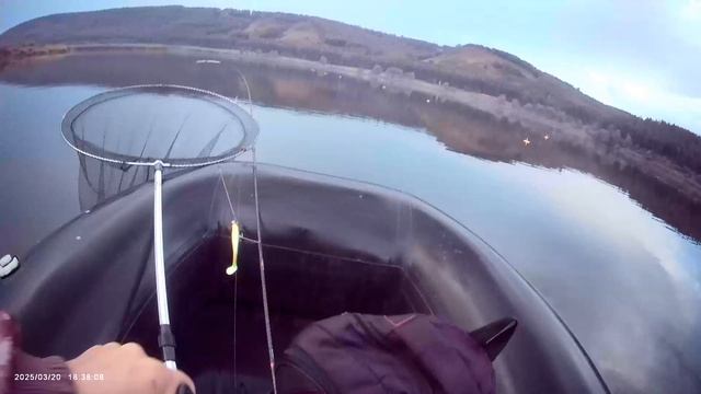 Рыбалка на кружки и спиннинг🎣 Была всего одна сработка, удалось словить щуку.