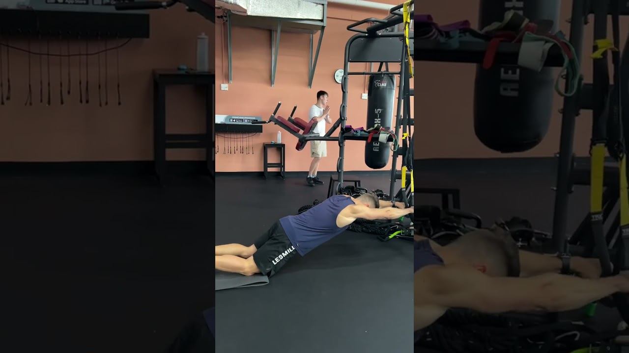 Активная планка с подвесными петлями