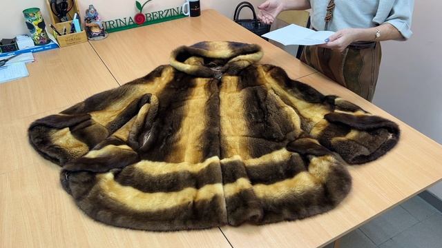 Видео № 788. 1467 - Перешив цветной норки - спрямление силуэта, удлинение. Казань - 01